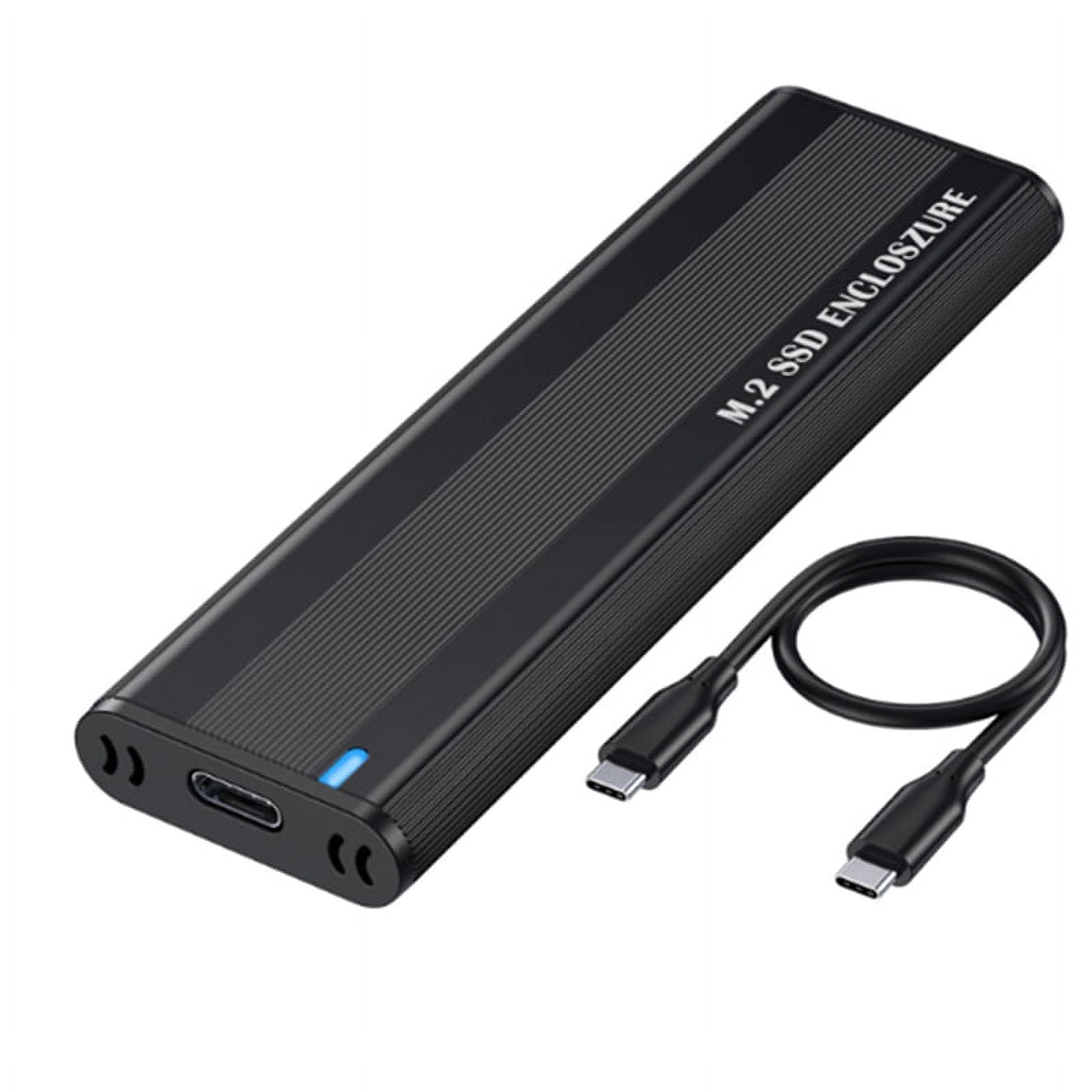 M2 SSD Case NVME SATA Dual Protocol M.2 to USB Type C 3.1 SSD Adapter ...