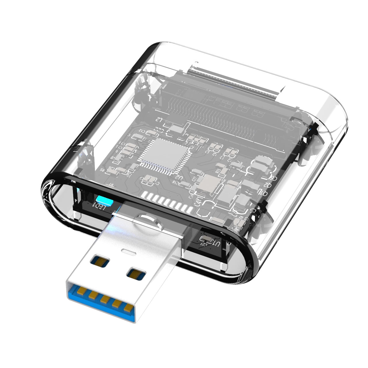 M2 SSD Case SATA Chassis High-speed USB3.0 Adapter 5Gbps Gen 1 SSD Disk ...