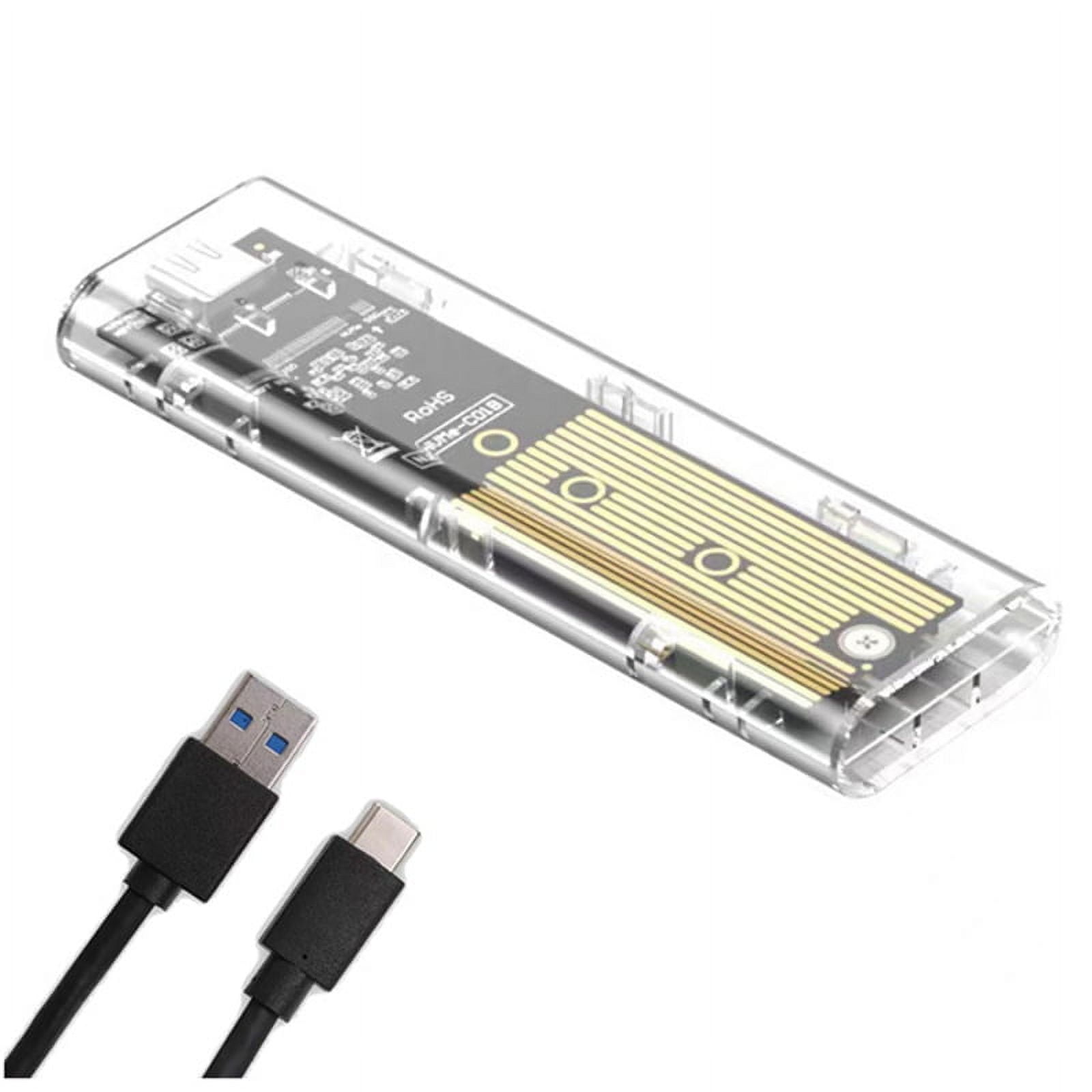 M2 SSD Enclosure M.2 NVMe+NGFF Dual Protocol SSD Enclosure USB 3.2 Gen2 ...