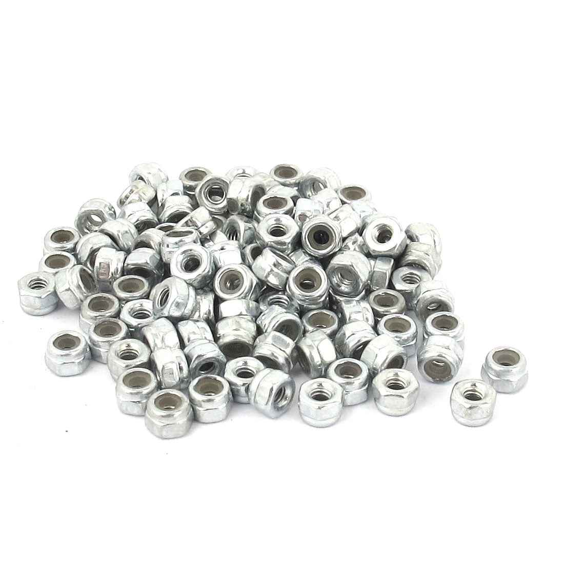 M2 Zinc Plated Nylock Self-Locking Nylon Insert Hex Lock Nuts 100pcs ... M2 Zinc Plated Nylock Self-Locking Nylon Insert Hex Lock Nuts 100pcs ...
