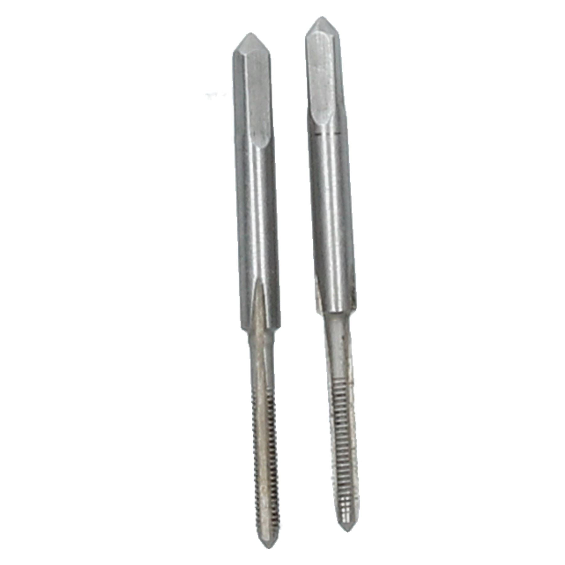 M2 x 0.4mm Metric Tap Set, Tungsten Steel, Taper and Plug Thread Cutter ...