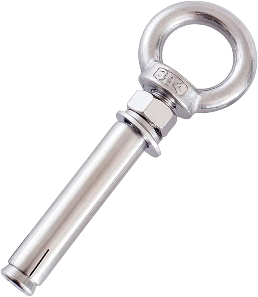 M20 Expansion Eyebolt Eye Nut Screw with Ring 304 Stainless Steel ...