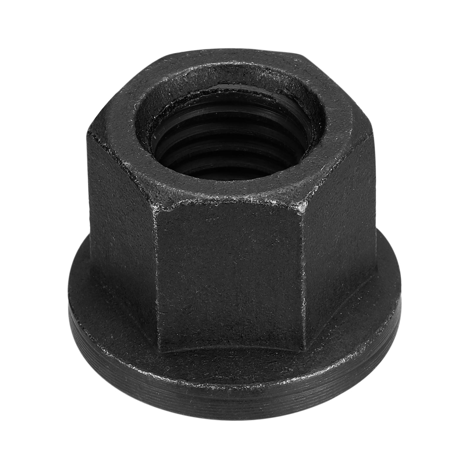 M20 Flange Hex Nut, 1 Pack Grade 10.9 Carbon Steel Black Oxide Finished ...