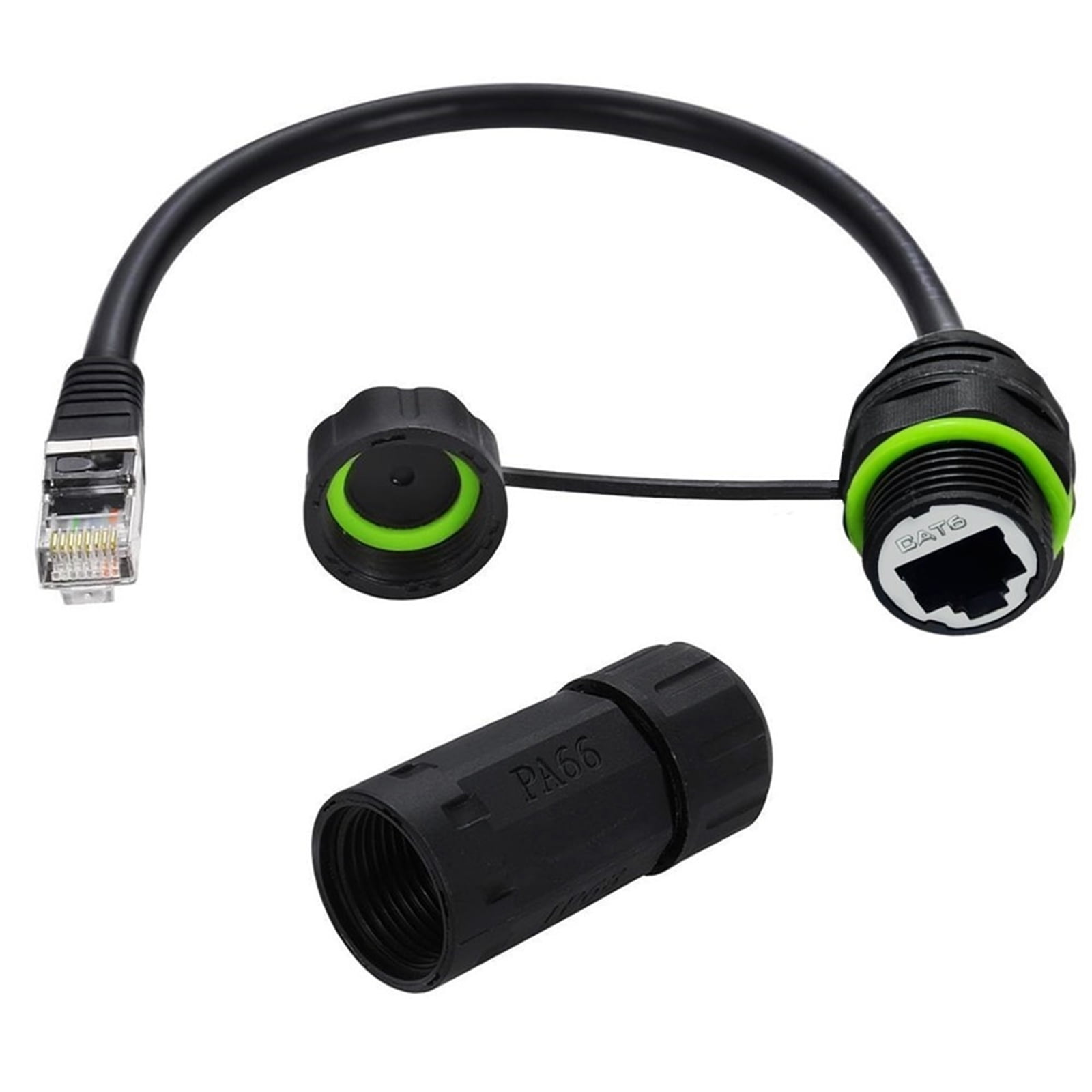 M20 RJ45 Waterproof Cat6 Connector IP68 8P8C Shield Ethernet Cable ...