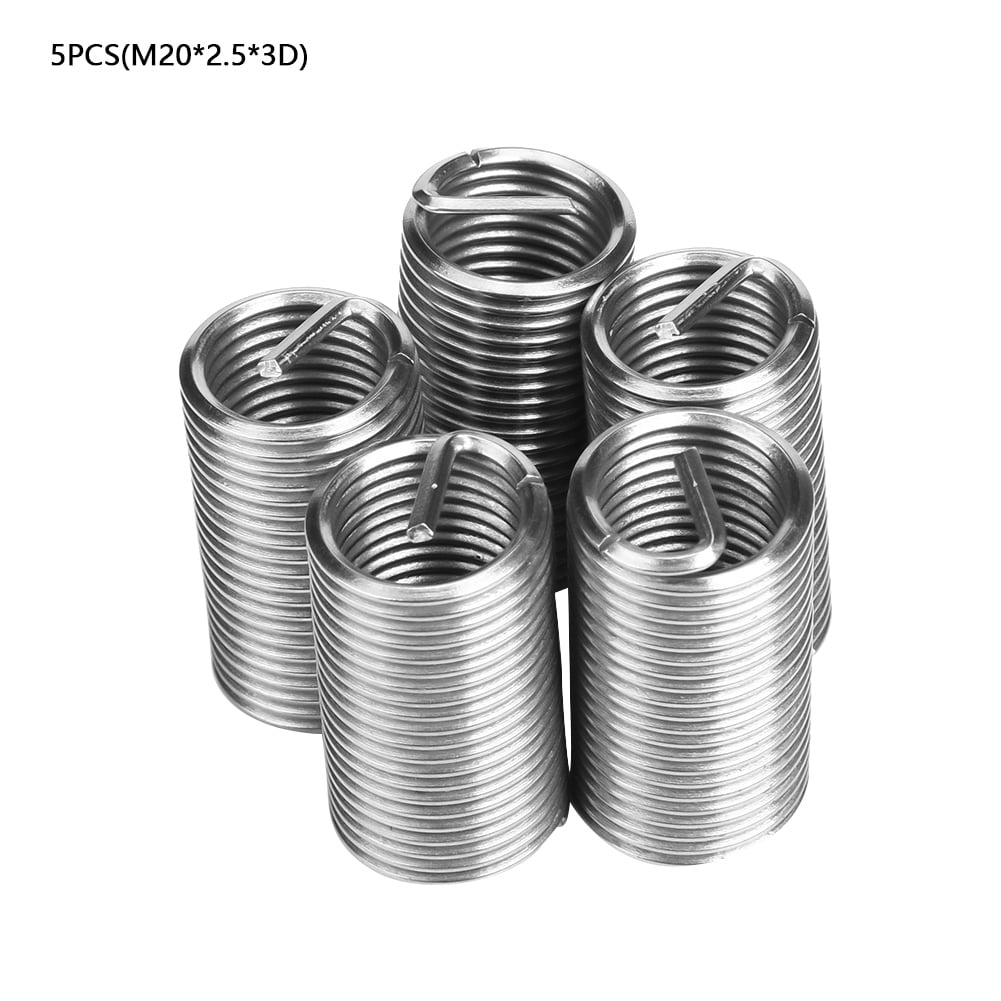 M20 Stainless Steel SS304 Coiled Wire Helical Screw Thread Inserts ...