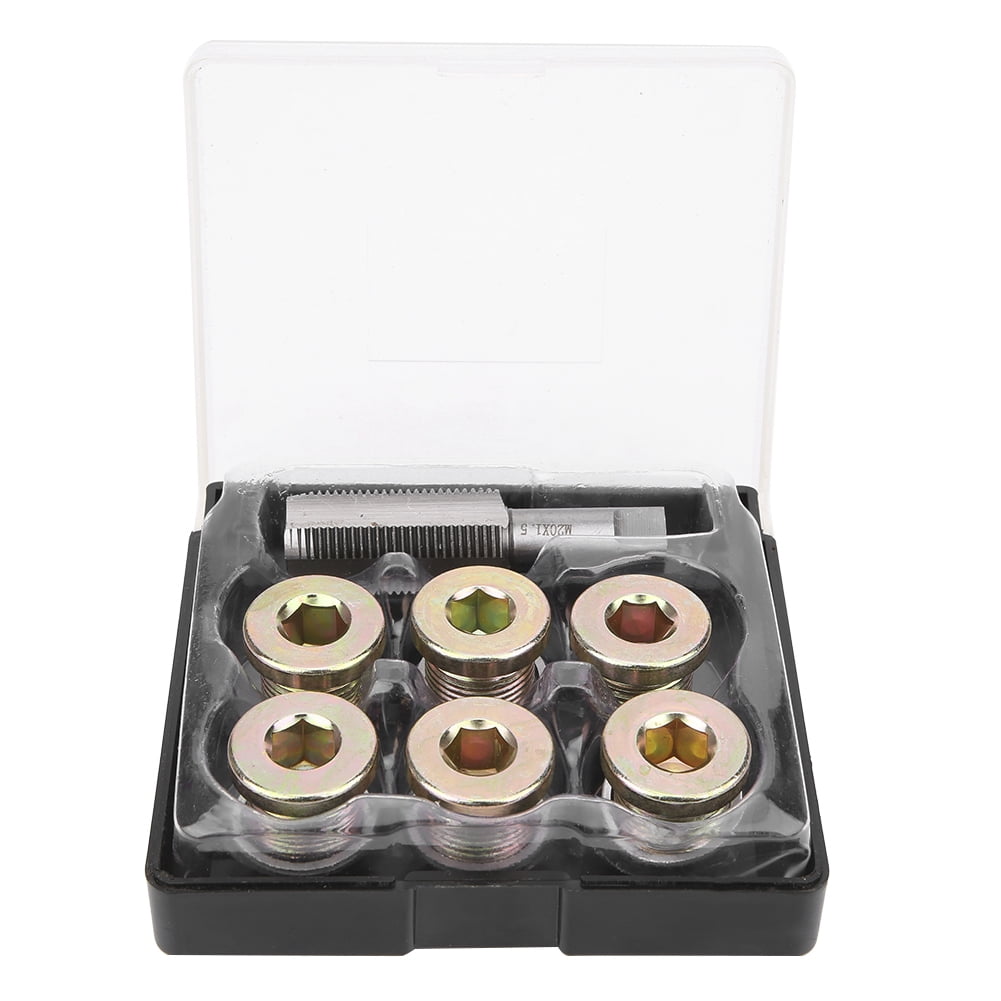 M20 x 1.5MM Oil Drain Plug Tap Thread Repair Kit Automotive Oil Pan ...