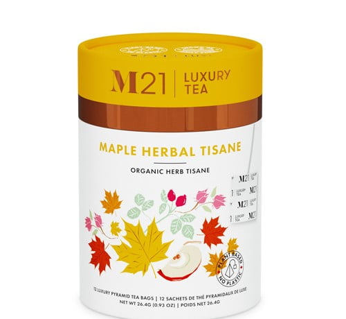 M21 Maple Herbal Tisane - 12 tbg Paper Can - Walmart.com