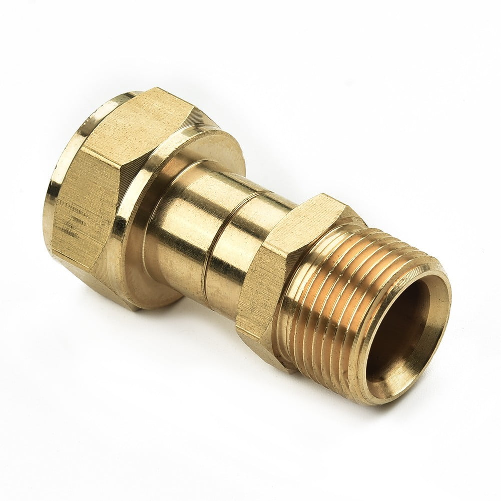 M22 14mm Thread Pressure Washer Swivel Joint Ki nk Free Connector Hose ...