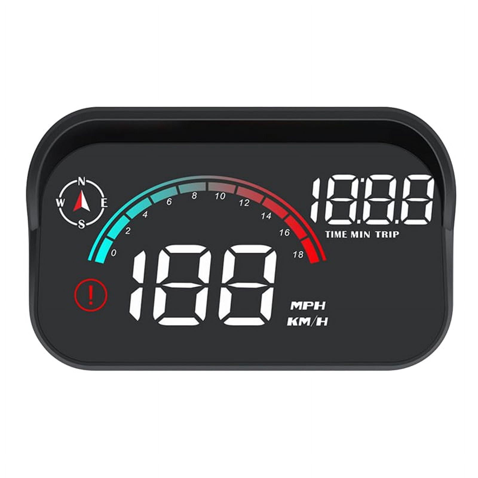 M22 Car Electronic Dog HUD Head-Up Display OBD Speedometer Compass ...