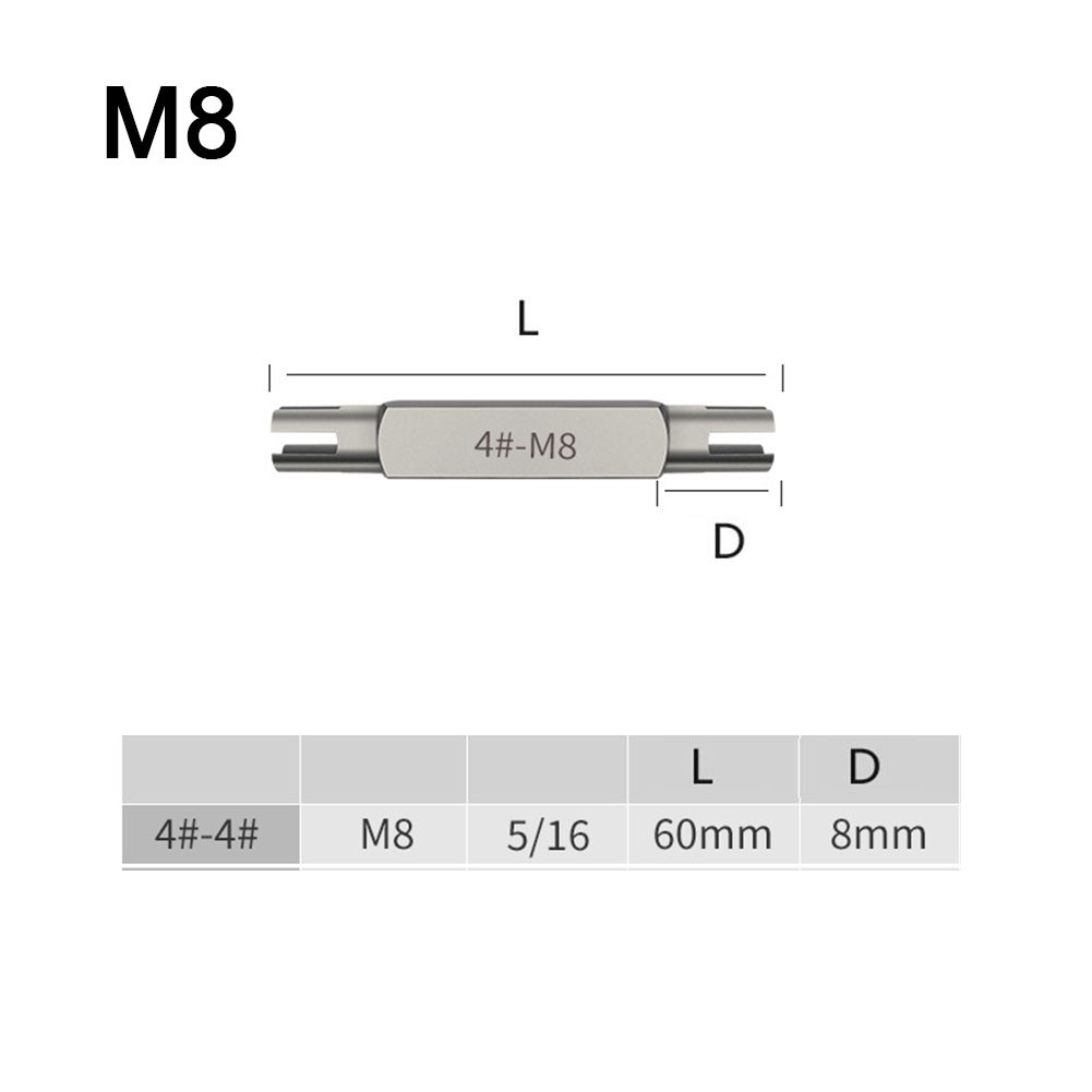 M22 Double Head Screw Tap Extractor Set for M5 M6 M8 M10 M12 M18-20 ...