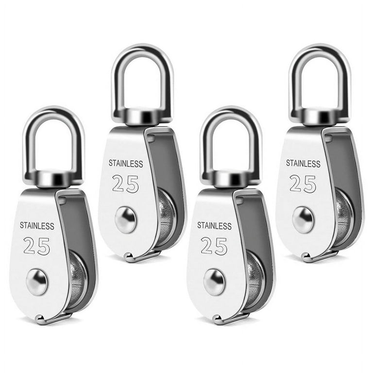 Stainless Steel Crane Swivels, 25 pack, black barrel swivels for ...