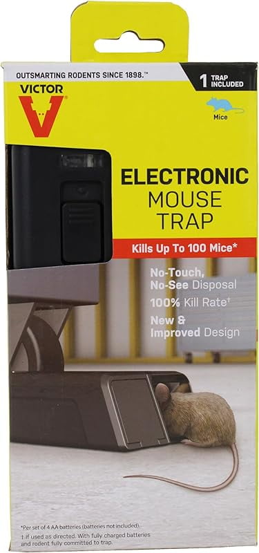 M250S Indoor Electronic Humane Mouse Trap - No Touch, No See Electric ...