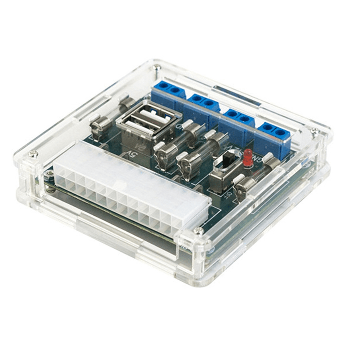 -M28W ATX Power Board Computer Supply Adapter Module 24Pin 5A USB ...