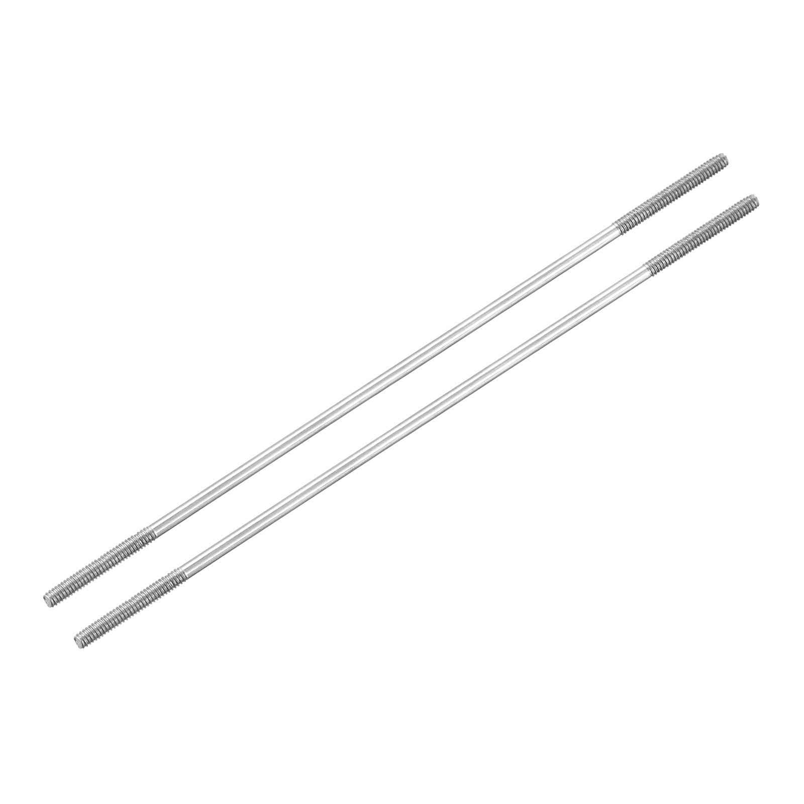 M2x110mm 304 Stainless Steel Push Rod Double End Threaded Rod for DIY ...