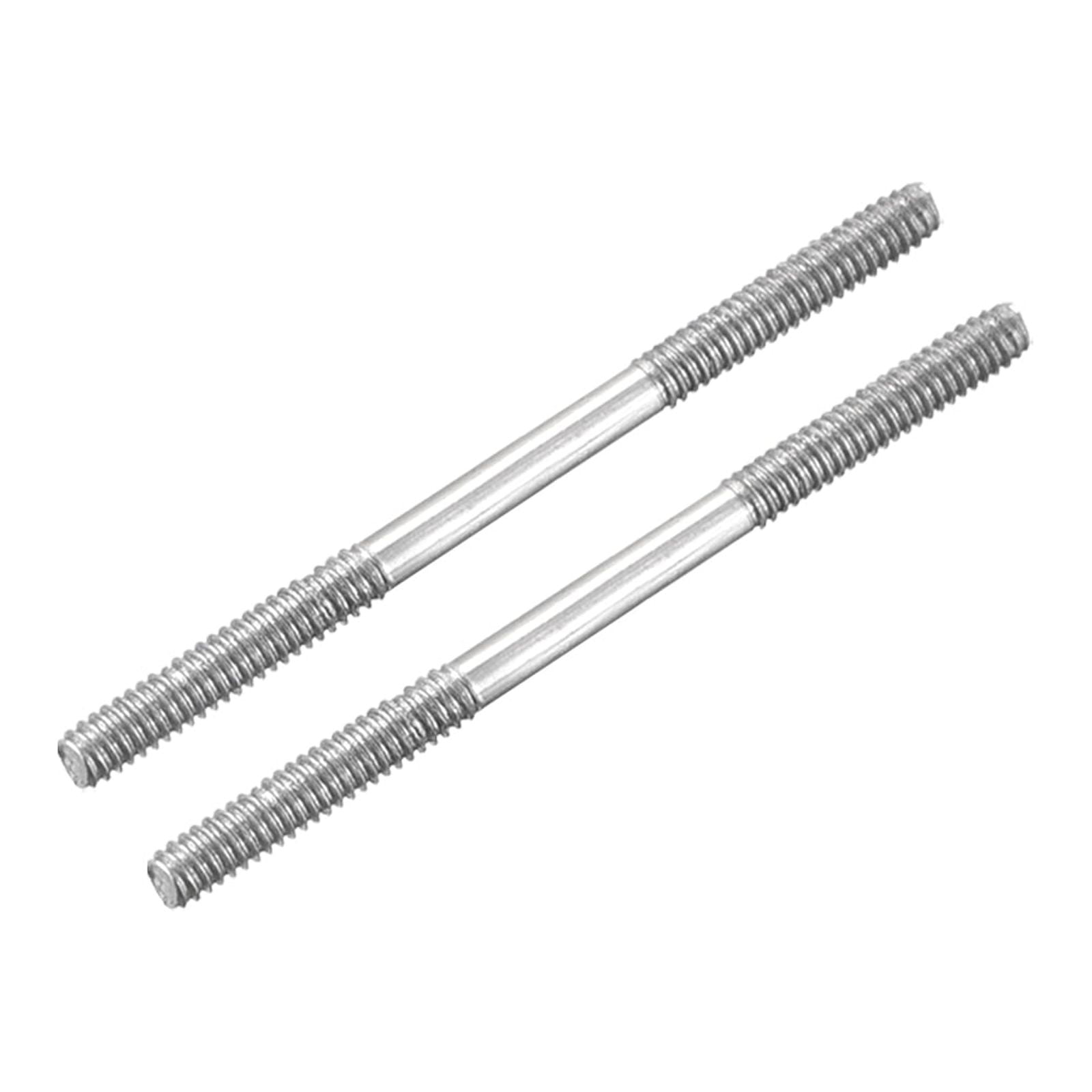 M2x30mm 304 Stainless Steel Push Rod Double End Threaded Rod for DIY ...