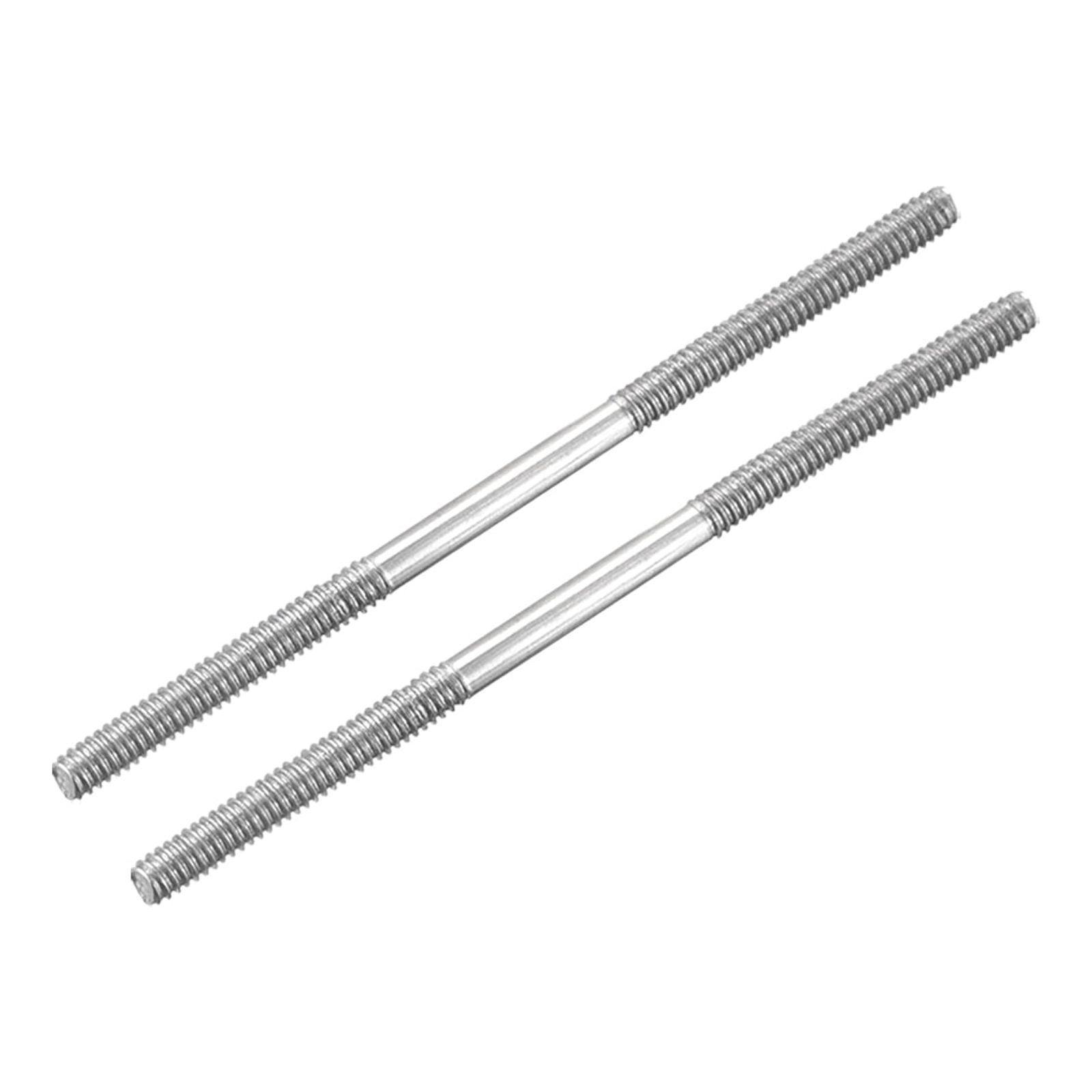M2x40mm 304 Stainless Steel Push Rod Double End Threaded Rod for DIY ...