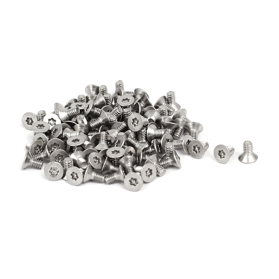 M2x4mm 304 Stainless Steel Flat Head Torx Anti Theft Machine Screws ...