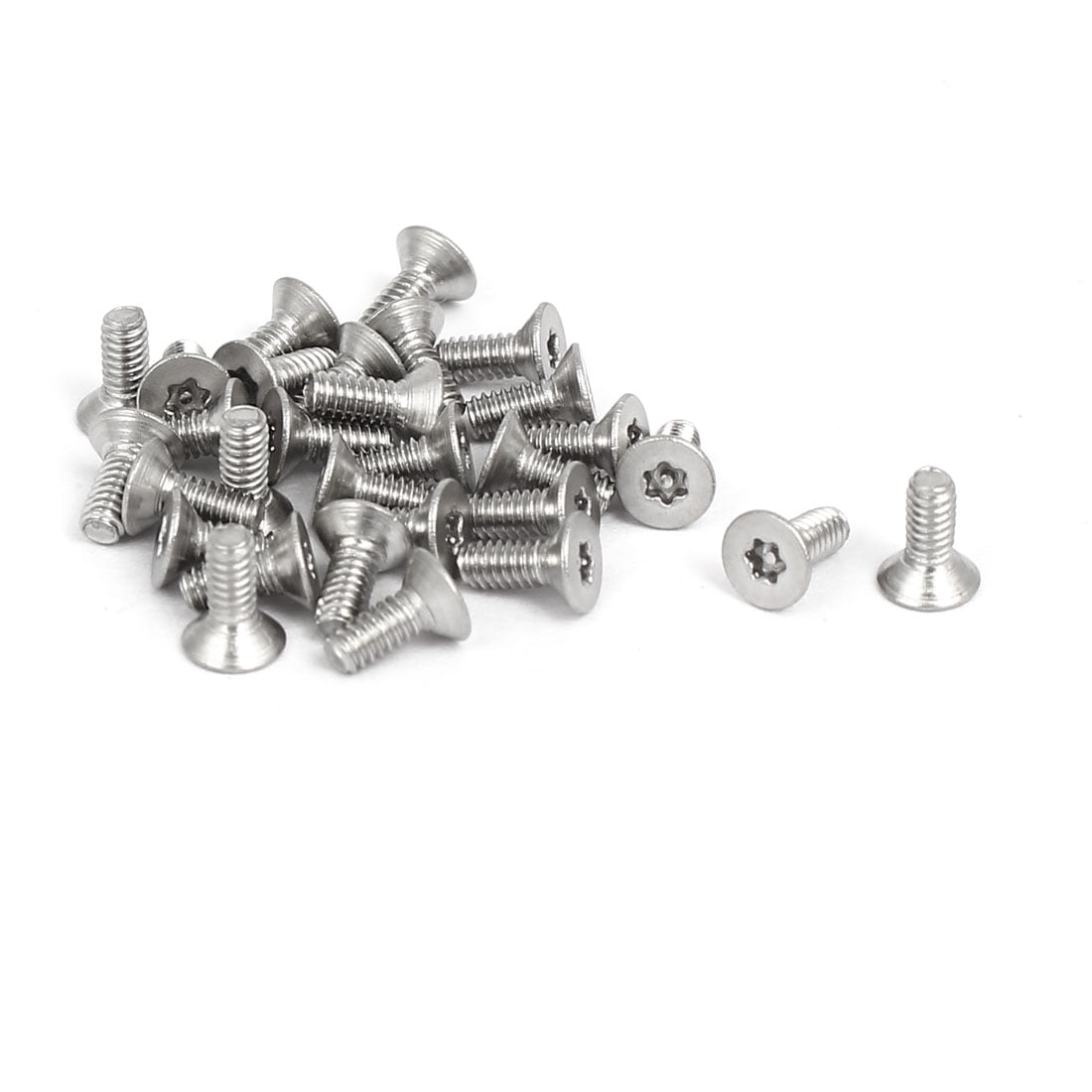M2x5mm 304 Stainless Steel Flat Head Torx Anti Theft Machine Screws ...