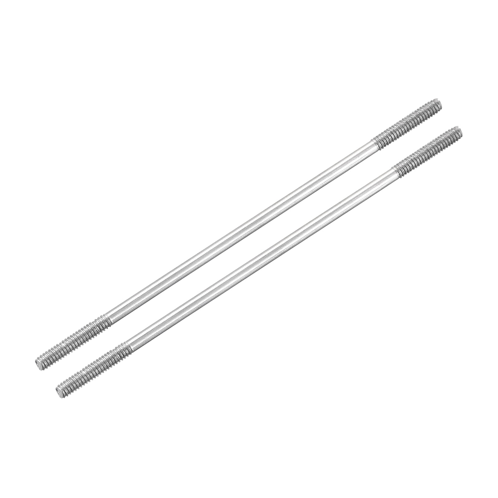 M2x60mm 304 Stainless Steel Push Rod Double End Threaded Rod for DIY ...