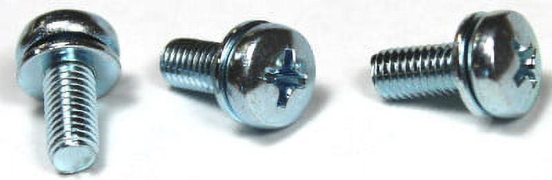 M3-0.5 x 10 mm SEMS Screws / Flat Washer / Phillips / Pan Head / Steel ...