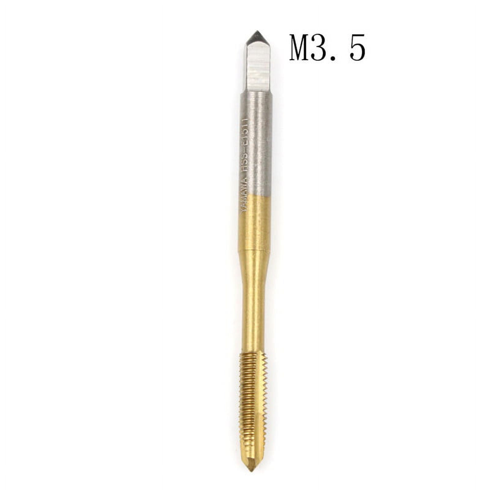 (M3.5) M2/M2.5/M3/M3.5/M4/M5/M6/M8 HSS Metric Straight Flute Thread ...