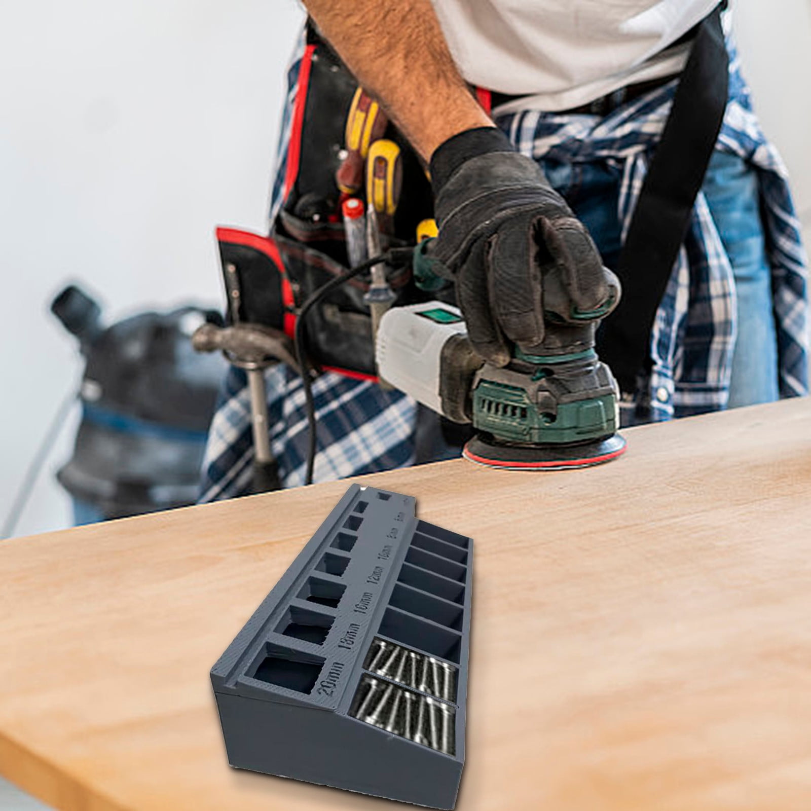 M3 B Olt Sorter B Olt/Screw Length Sorter Tray With 7 Measuring Slots ...