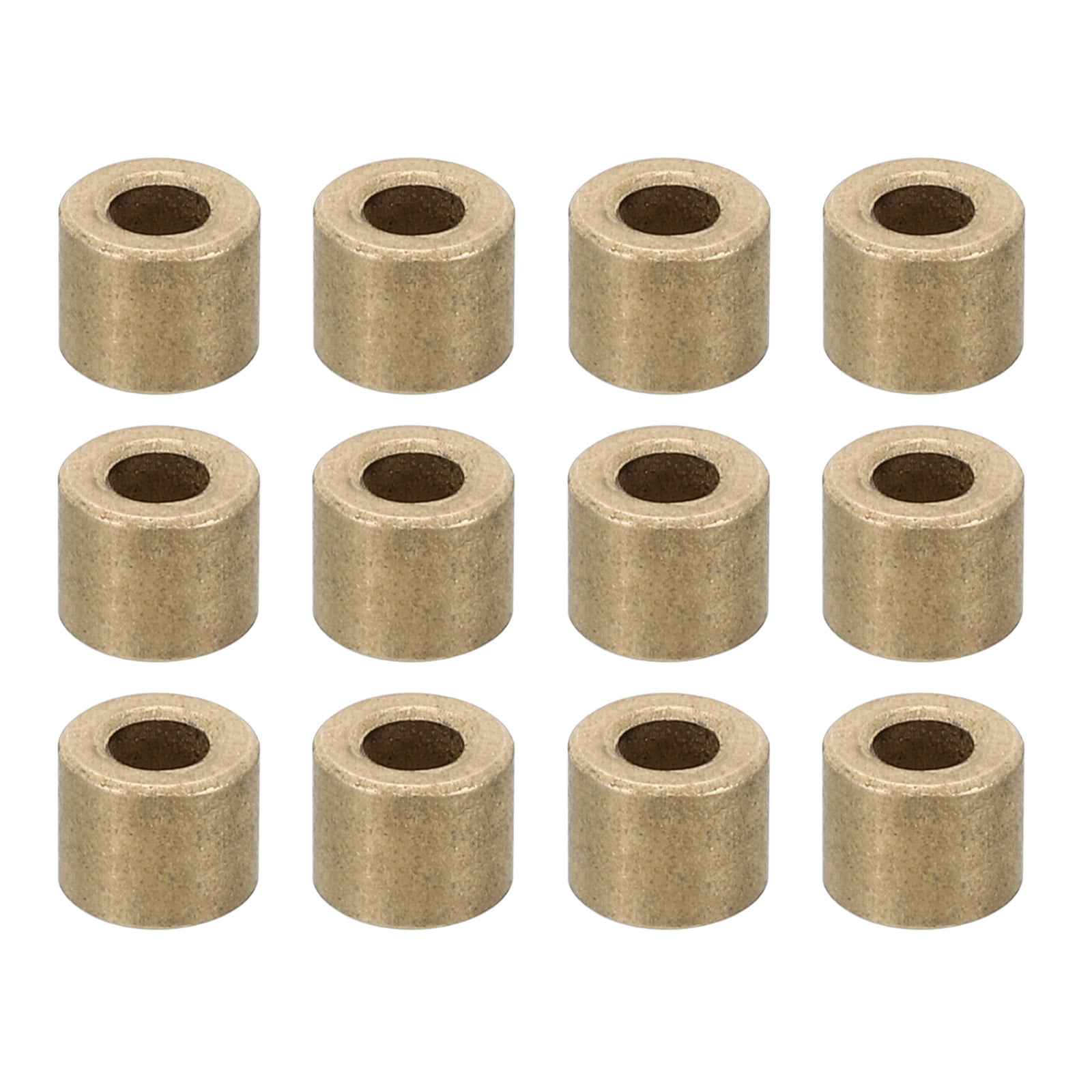 M3 Brass Spacers, 12 Pcs Metal Spacers Brass 3mm ID x 6mm OD x 5mm L ...