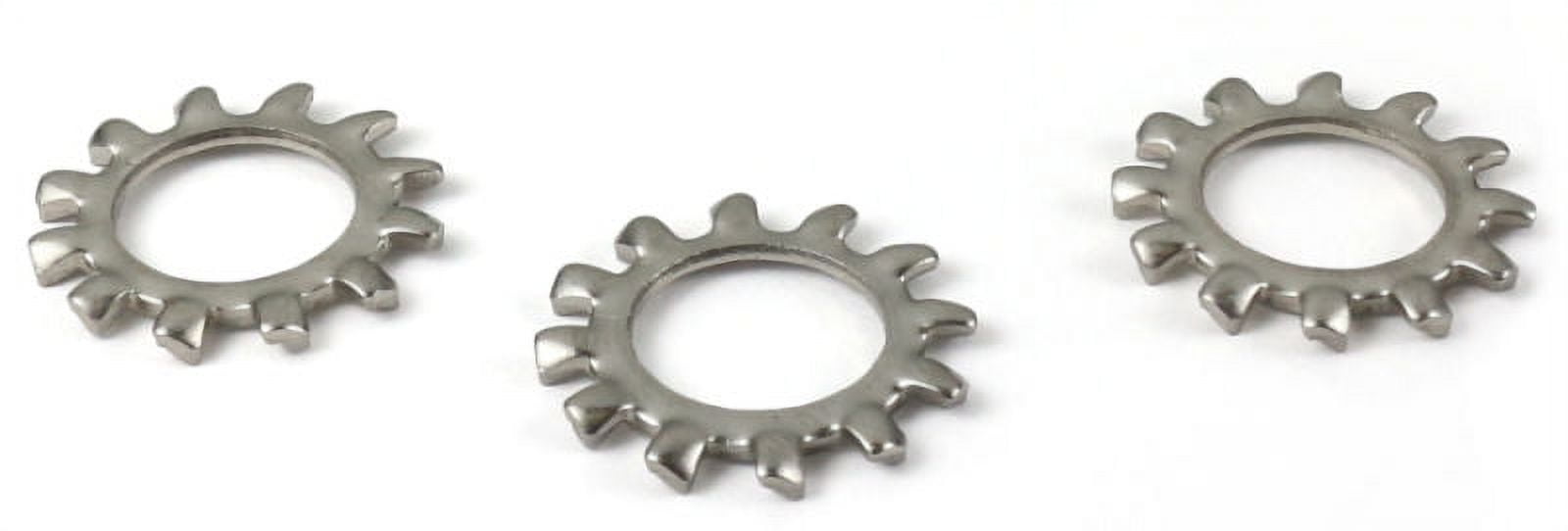 M3 External Tooth Lock Washers / Steel / Zinc / DIN6797A - 10000 Piece ...