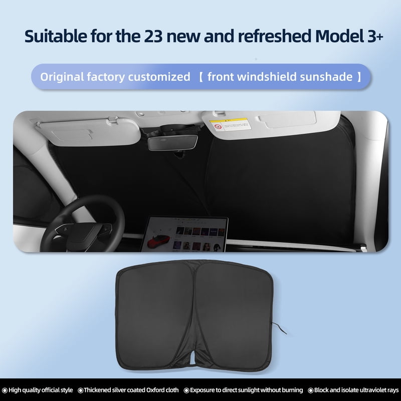 M3 Front windshield-For Tesla Model Y Car Side Window Sunshade Net ...