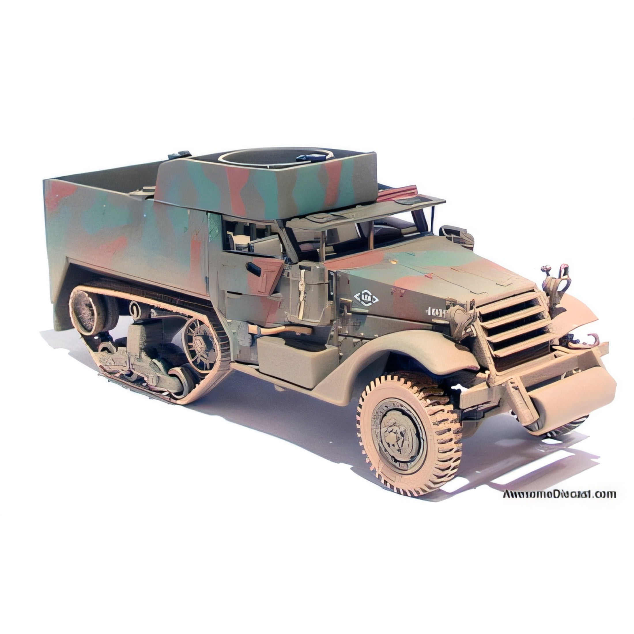 M3 Half Track Usmc Bougainville - Wwii Tanks D-day Commemorative 1:50 ...