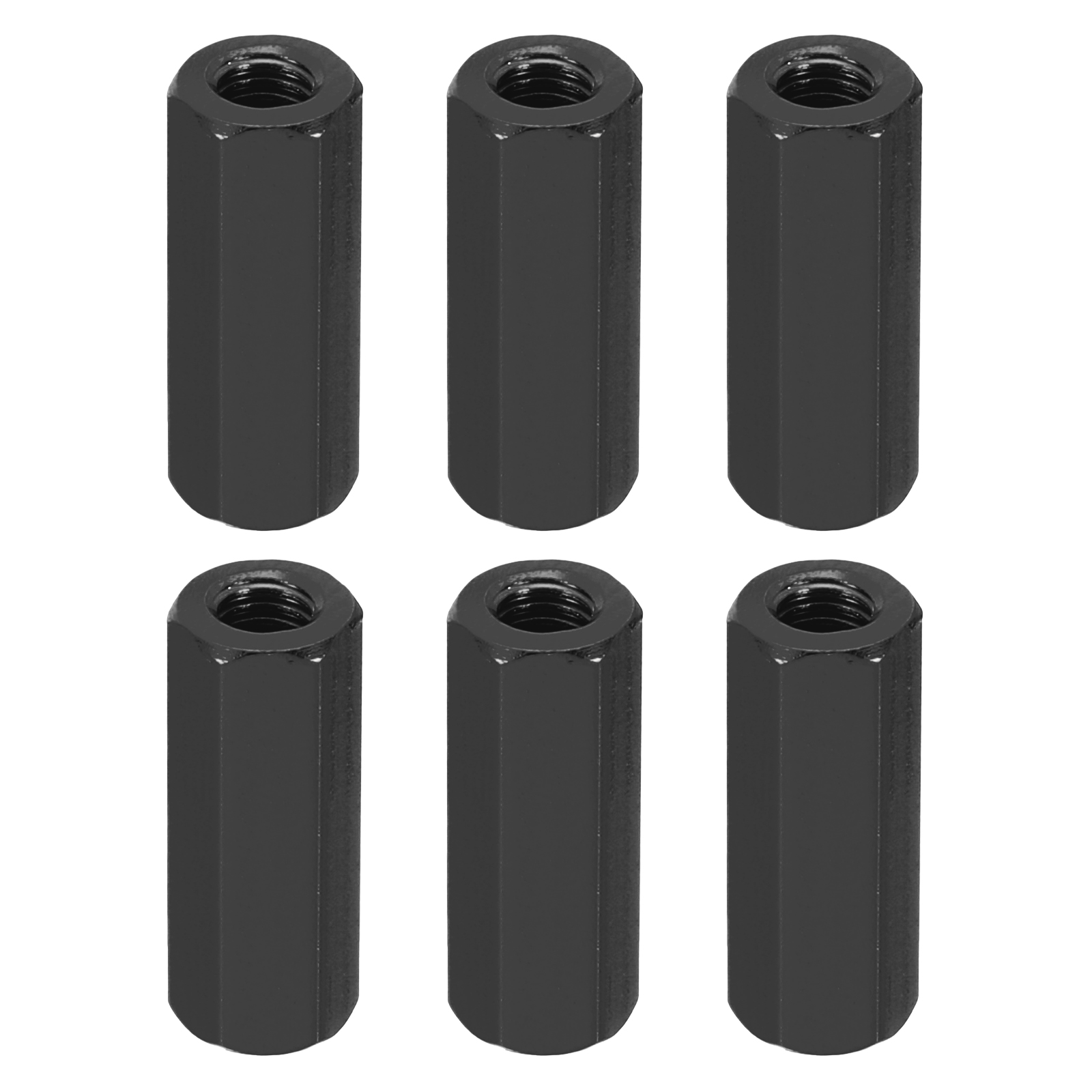 M3 Hex Nuts, 6pcs M3 Threaded Spacers Aluminum 15mm L Female Metal ...