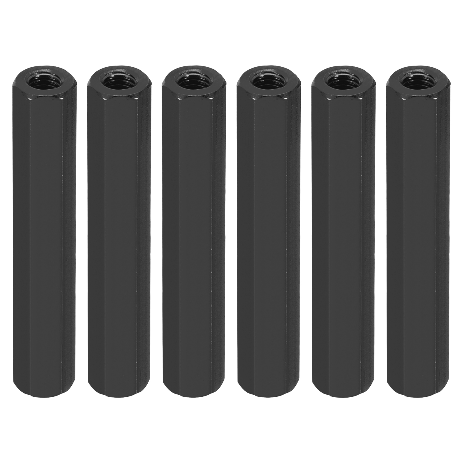 M3 Hex Nuts, 6pcs M3 Threaded Spacers Aluminum 37mm L Female Metal ...