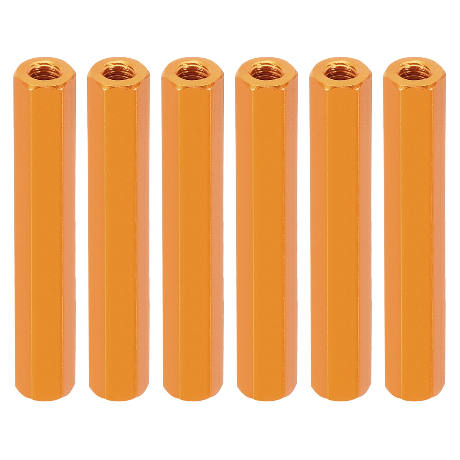 M3 Hex Nuts, 6pcs M3 Threaded Spacers Aluminum 40mm L Female Metal ...