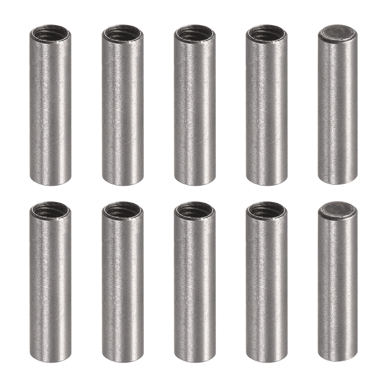 M3 Internal Thread Dowel Pin 10 Pack 4x16mm Chamfering Flat Carbon ...