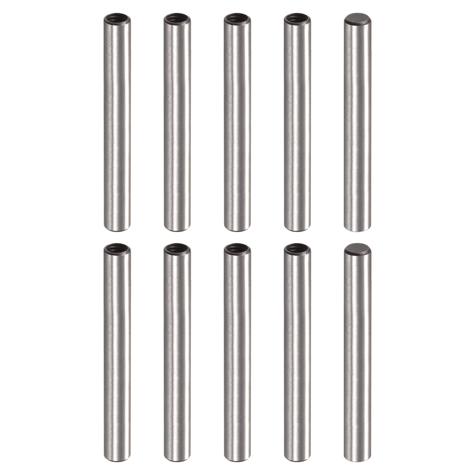 M3 Internal Thread Dowel Pin 10 Pack 4x35mm Chamfering Flat Carbon ...