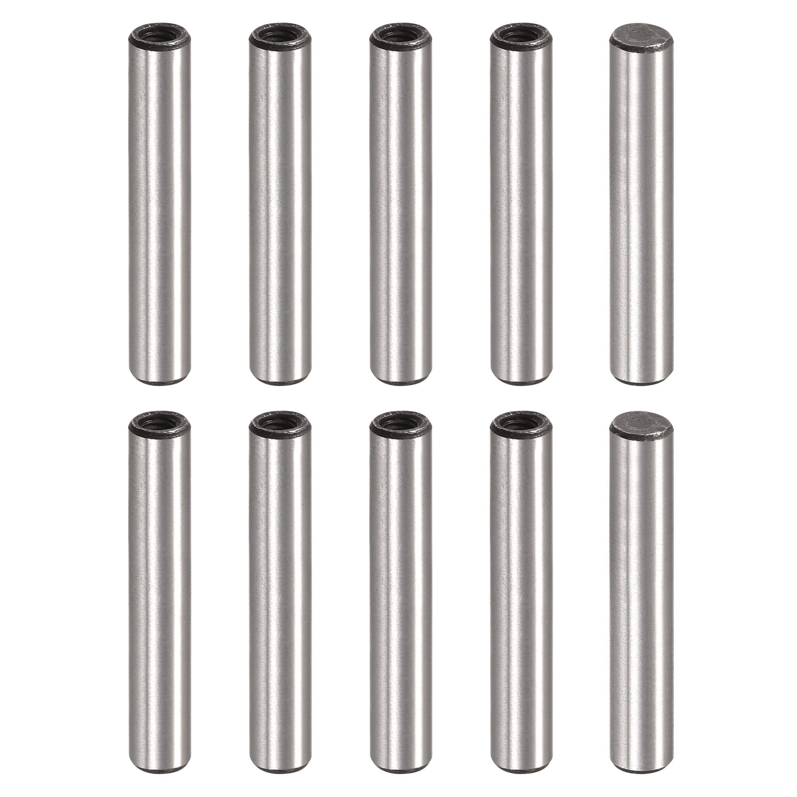 M3 Internal Thread Dowel Pin 10 Pack 5x30mm Chamfering Flat Carbon ...