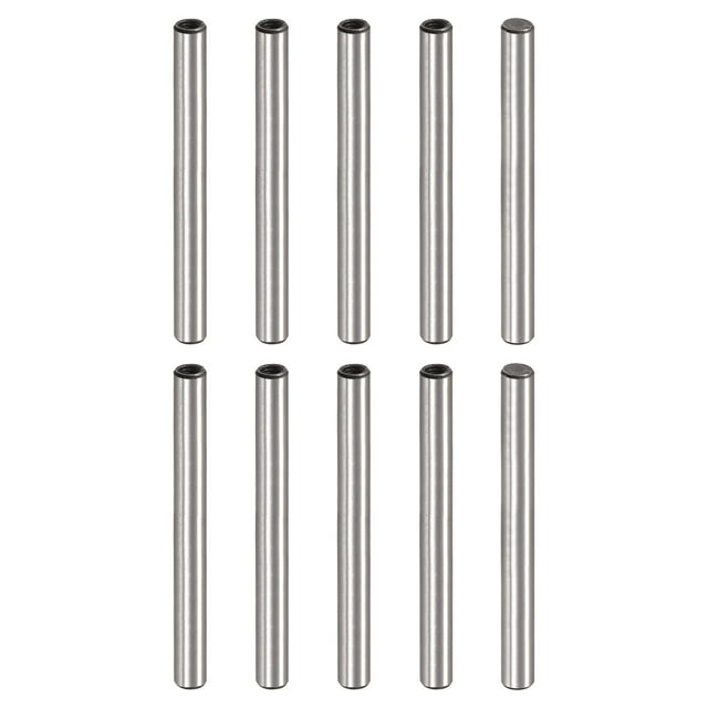 M3 Internal Thread Dowel Pin 10 Pack 5x50mm Chamfering Flat Carbon ...
