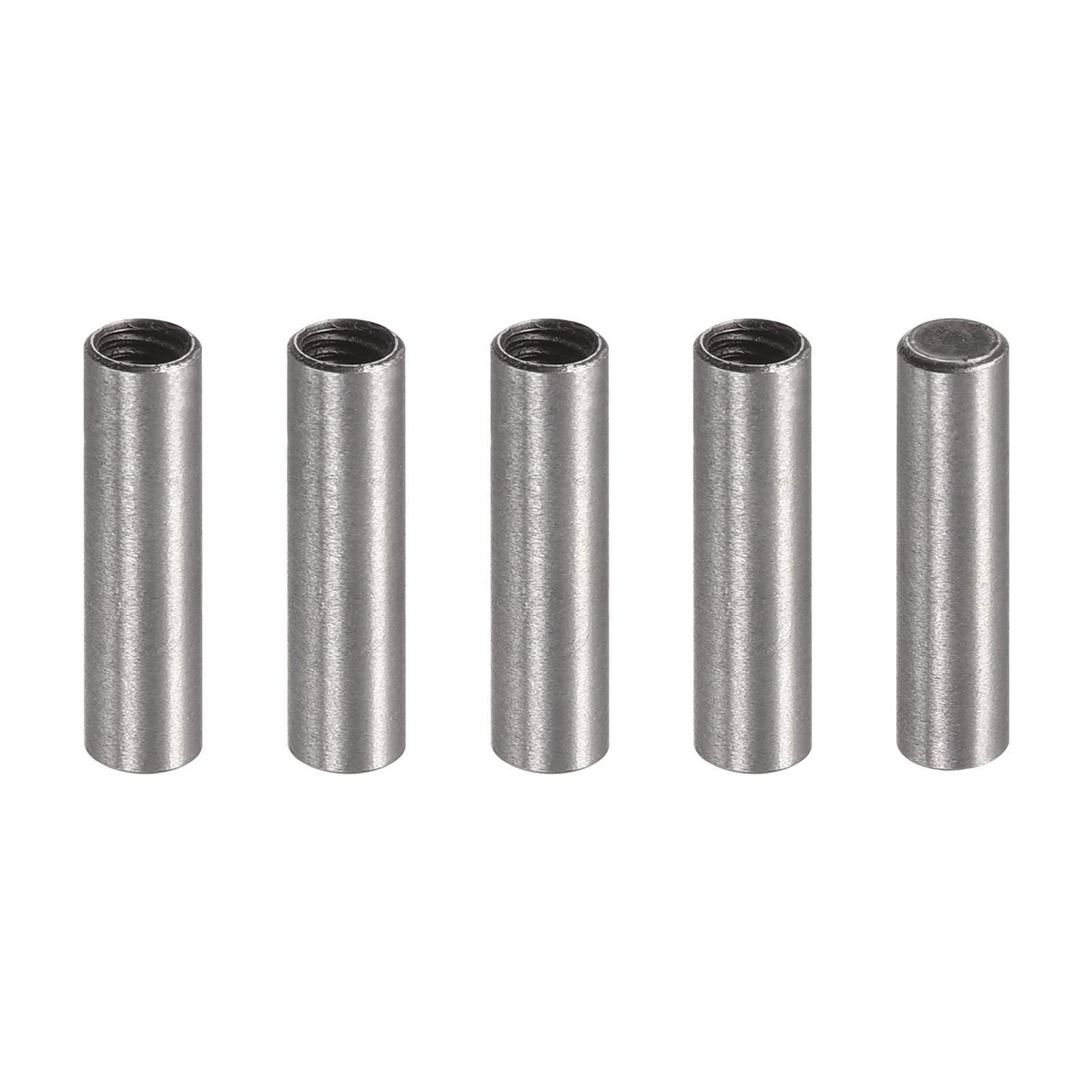 M3 Internal Thread Dowel Pin 5 Pack 4x16mm Chamfering Flat Carbon Steel ...