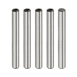 M3 Internal Thread Dowel Pin 5 Pack 5x40mm Chamfering Flat Carbon Steel ...