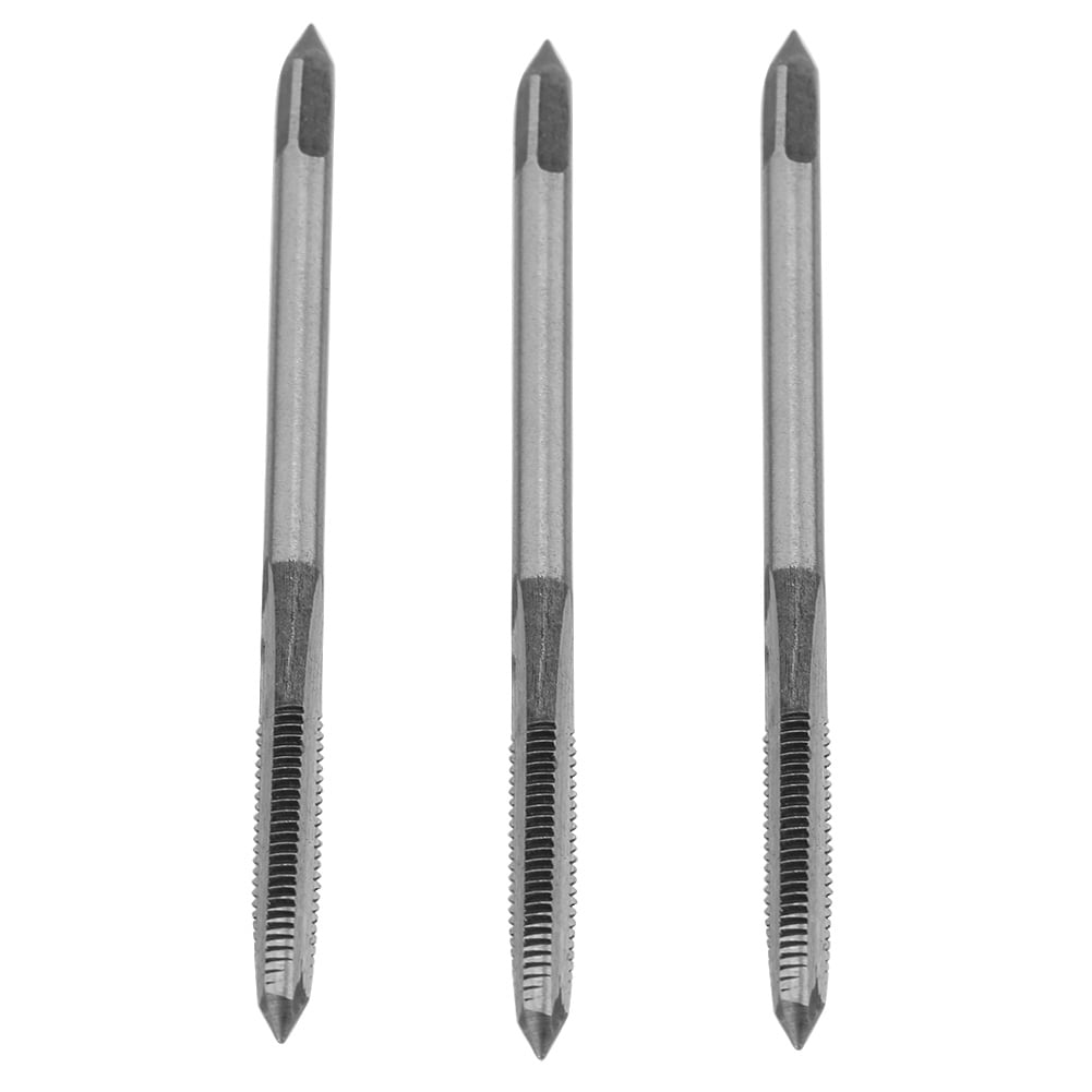 M3/M4/M5 Bearing Steel Hand Thread Tap Set, 3-Pcs Screw Taps Tool Kit ...