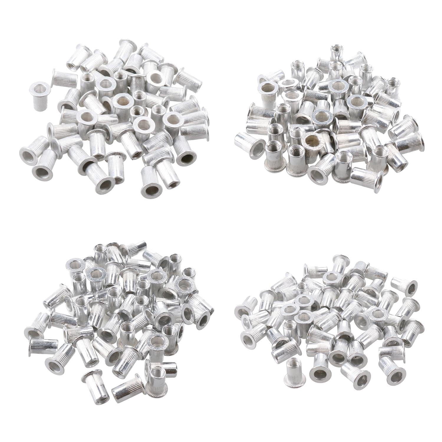 M3 M4 M5 M6 Alu Nut Serts Riveting Threaded Inserts Blindnut Rivnut ...