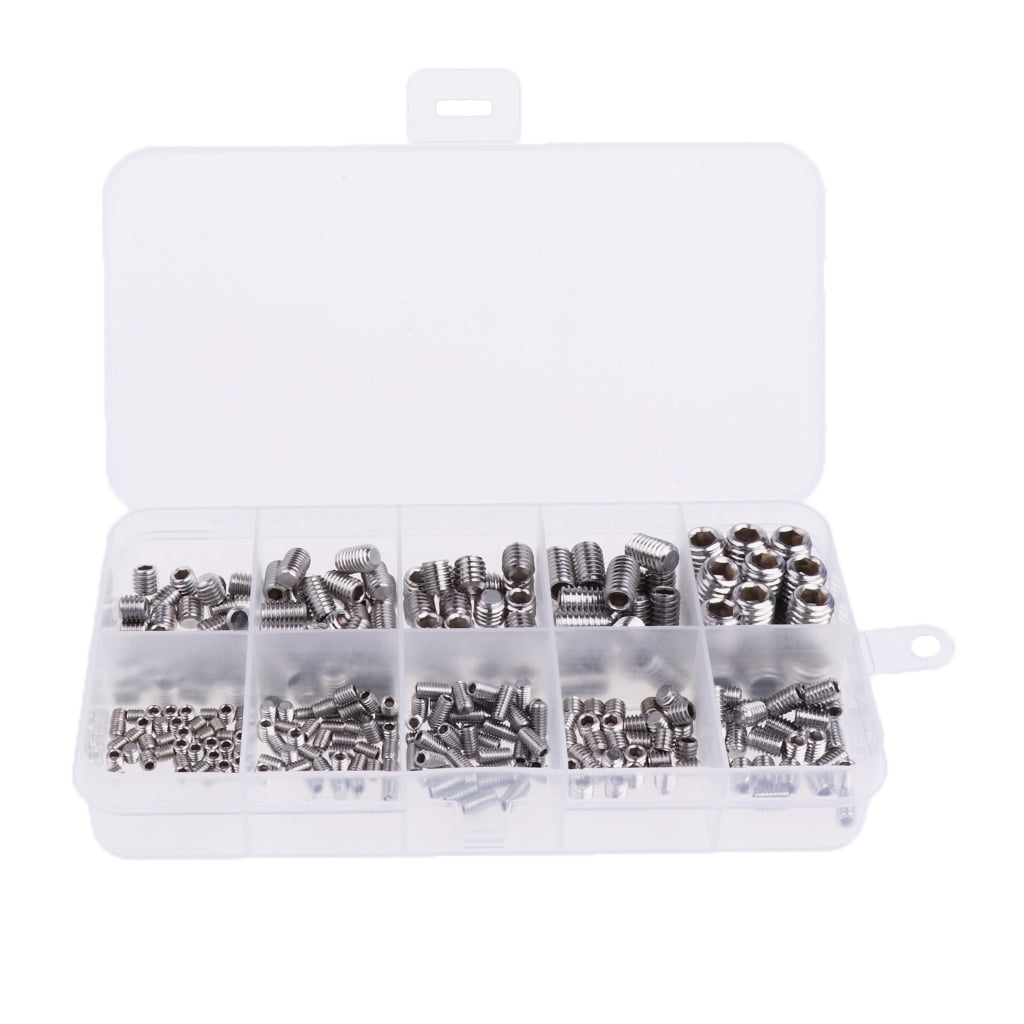 M3 M5 M6 M8 Socket Screw Assortment Allen Head Socket Grub Screws ...
