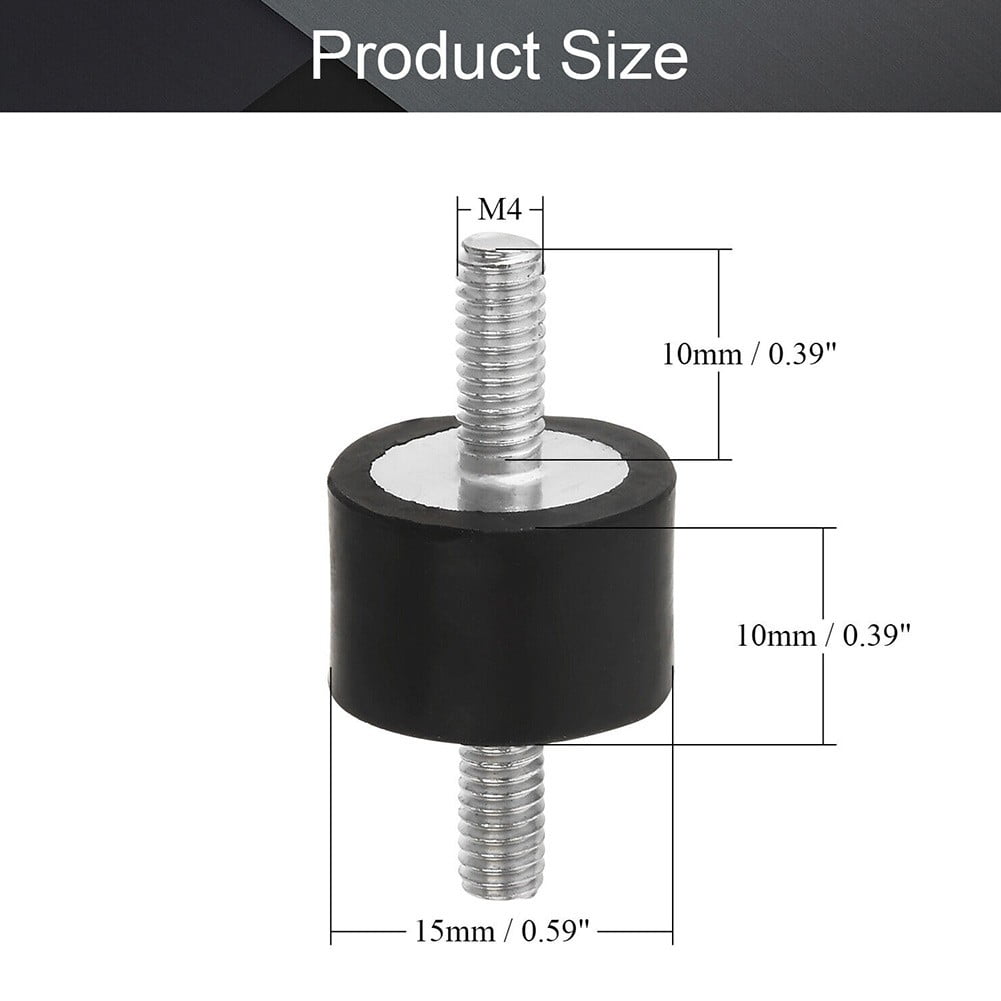 -M3 M5 M6 Male To Female Thread Rubber Shock Absorber Crash Pad Damper ...