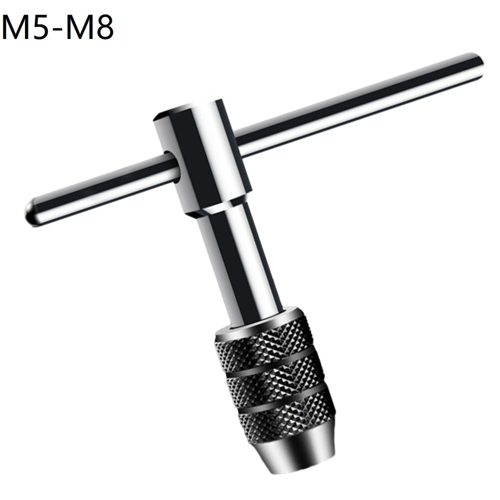 M3 M6 M5 M8 M6 Adjustable Carbon Steel Tap Wrench Sturdy and Long ...