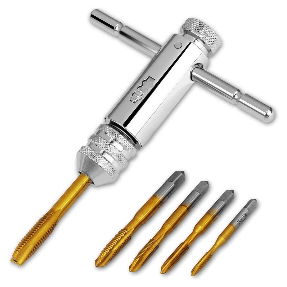 M3-M8 Tap Ratchet Wrench With Thread Adjustable Wrenches Drilling And Tapping - Walmart.com