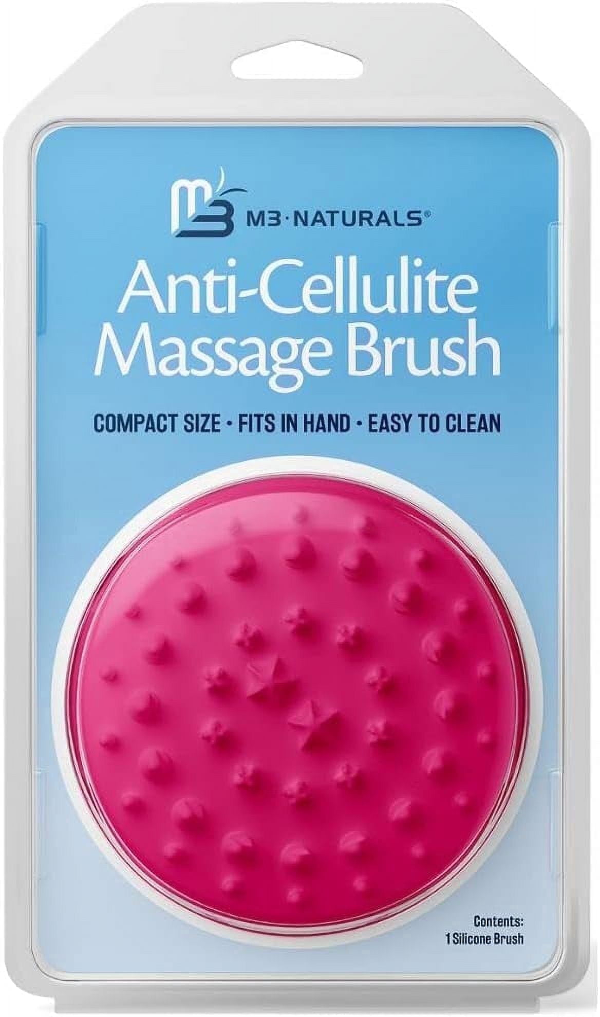 M3 Naturals Silicone Body Massager Brush, 1-Piece Body Scrubber ...