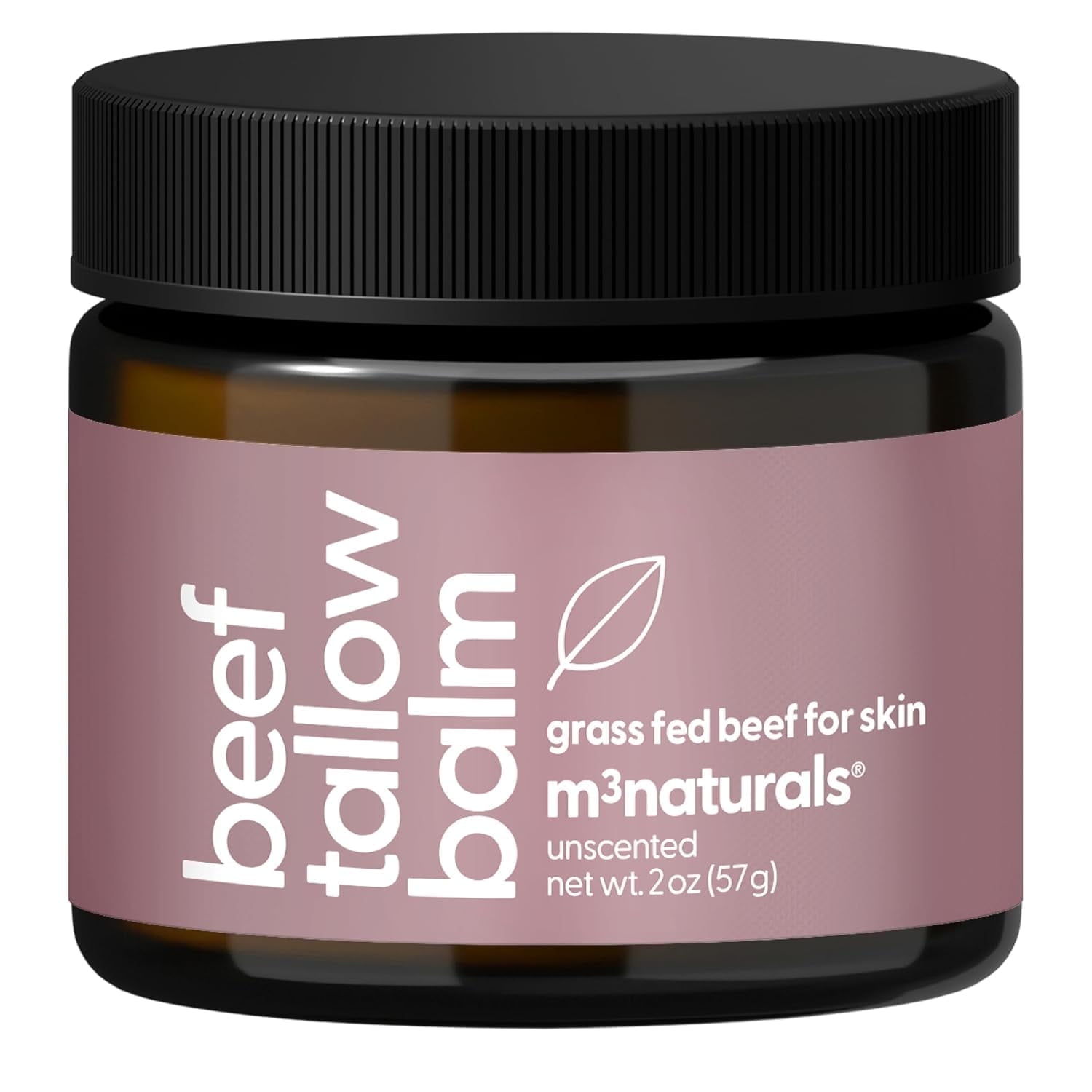 M3 Grass-Fed Beef Tallow Balm for Face & Body, Moisturizing Honey Skin ...