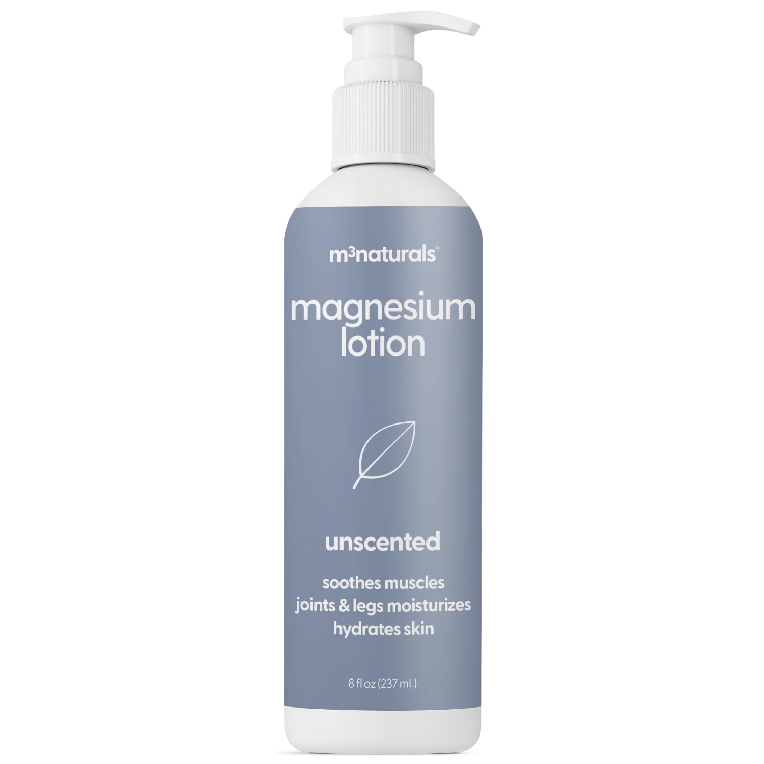 M3 Magnesium Lotion, 8 Fl Oz | Ease Muscle Cramps, Calm Restless Legs ...