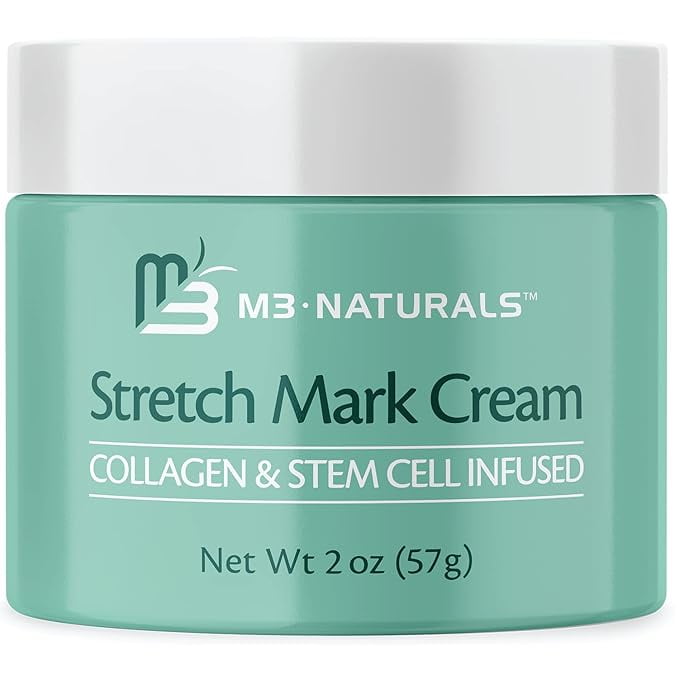 M3 Naturals Stretch Mark Cream Infused with Collagen & Stem Cell ...