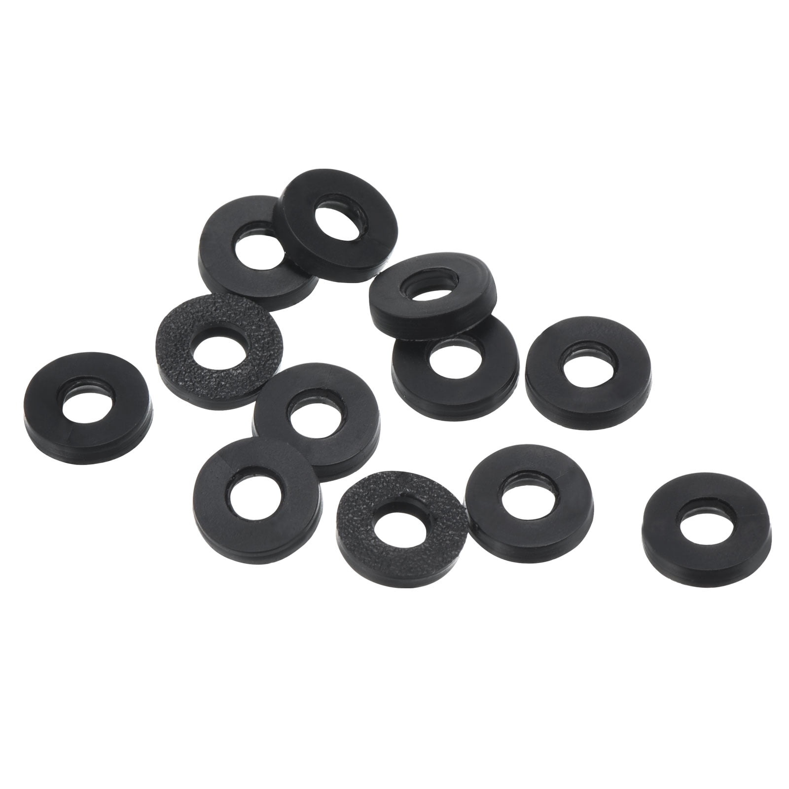 M3 Rubber Flat Washer, 12 Pack 3mm ID 7mm OD Sealing Spacer Gasket Ring ...
